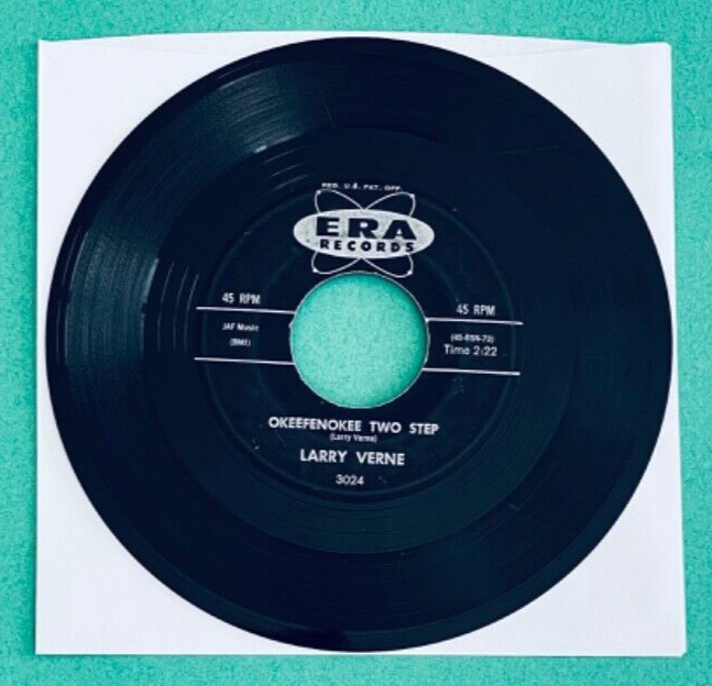Larry Verne - 45RPM - Mr. Custer, Okeefenokee Two Step - ERA Records ...