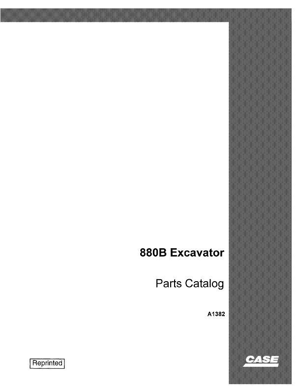 CASE 880B EXCAVATOR COMPLETE PARTS CATALOG | eBay