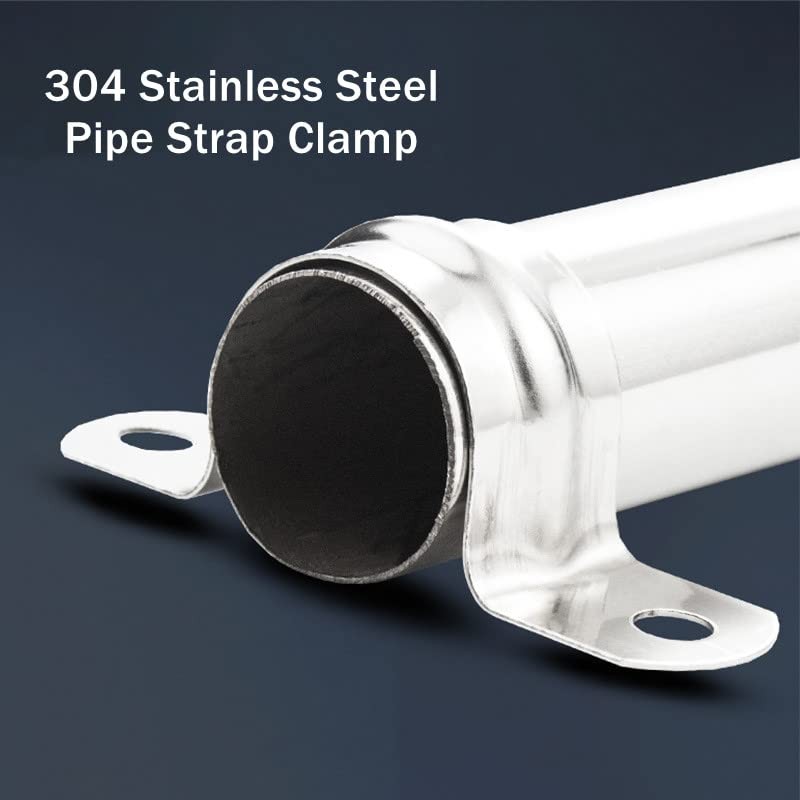 30 Pcs 25Mm Pipe Strap Clamp,304 Stainless Steel Saddle Clip U Shaped ...