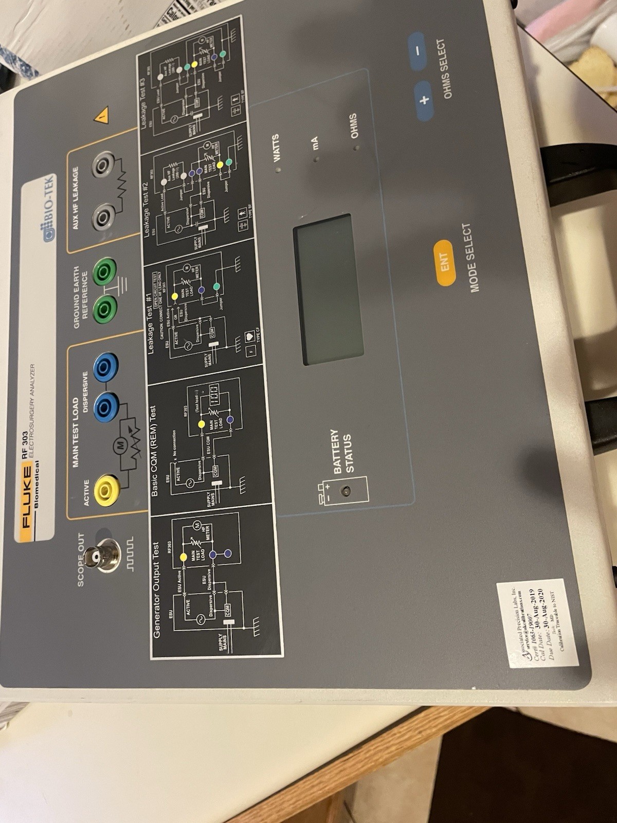 Fluke Biomedical RF303 ( BioTek) Electrosurgical Analyzer : Works Very ...