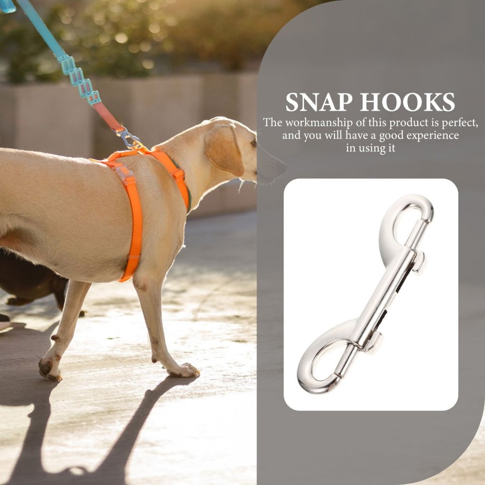 6 Pcs Key Chain Clips Dog Accessories Leash Double Ended Lanyard Snap ...