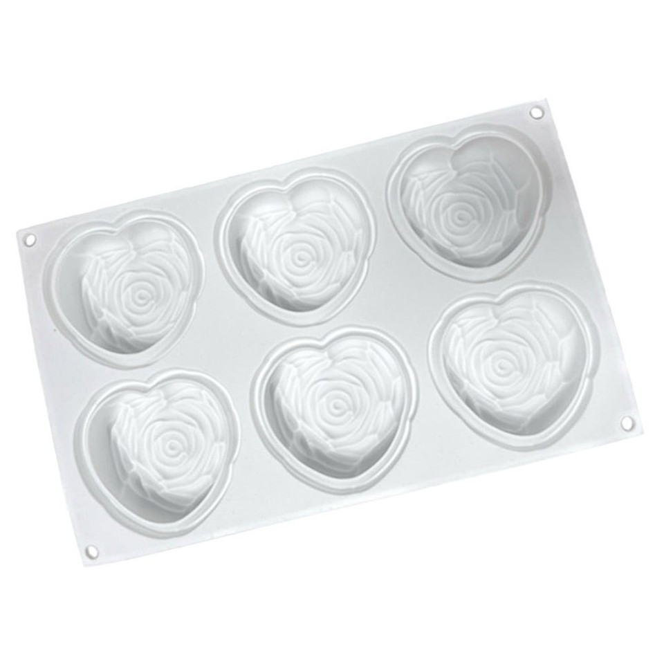 Valentine's Day Dessert Mold Silicone Pudding Molds Baking for Cakes ...