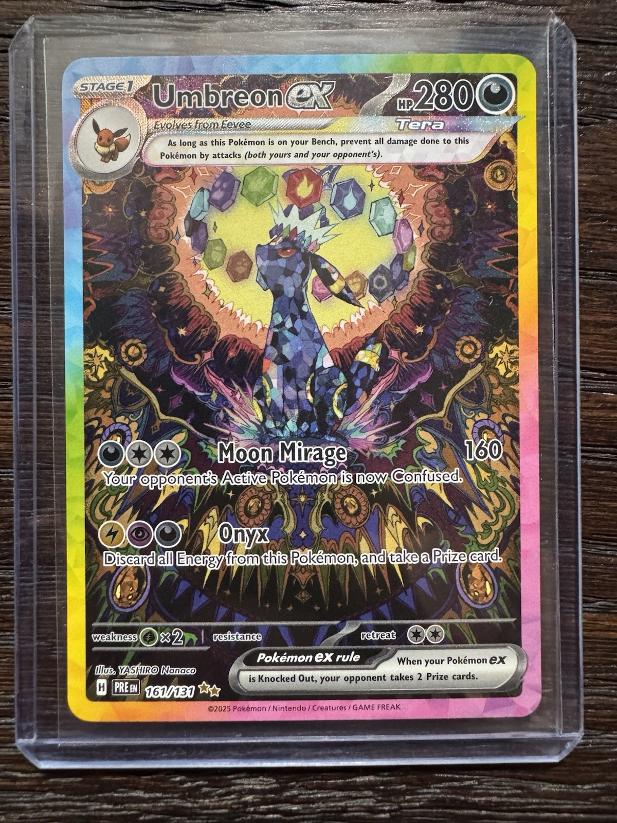 Umbreon ex 161 Current Market Value | Prismatic Evolutions
