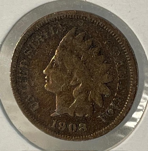 1908 Indian Head One Cent Penny VG+ Details | eBay