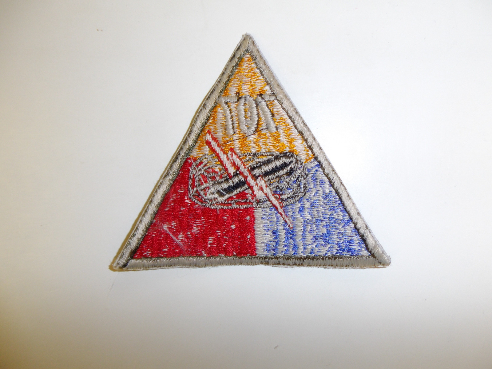 E4649 WW2 US Army Armored 707 Tank Battalion Triangle patch Corps ...