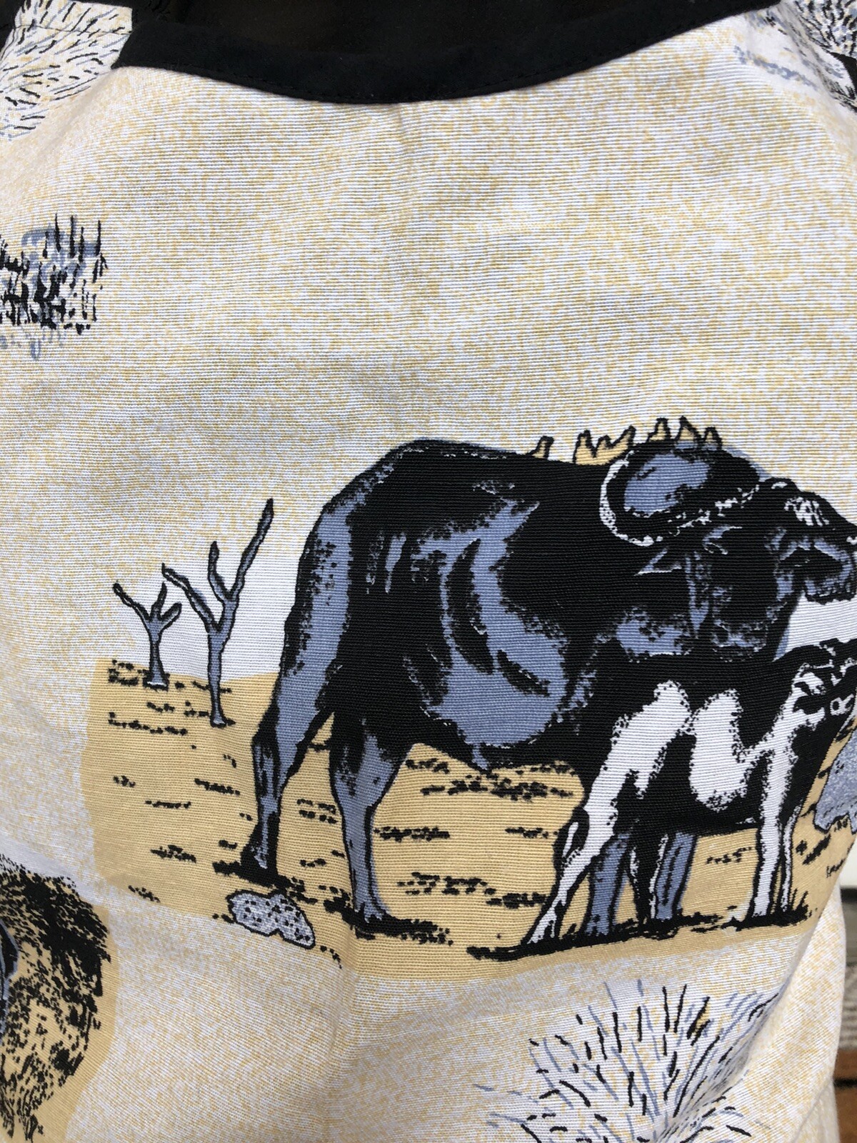 Unisex Cooking Apron Kitchen, Cows Bull Trees Farming Outdoors | eBay