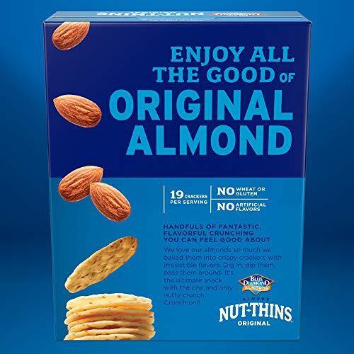 Nut Thins Gluten Free Cracker Crisps, Original, 4.25 Ounce (Pack of 12 ...