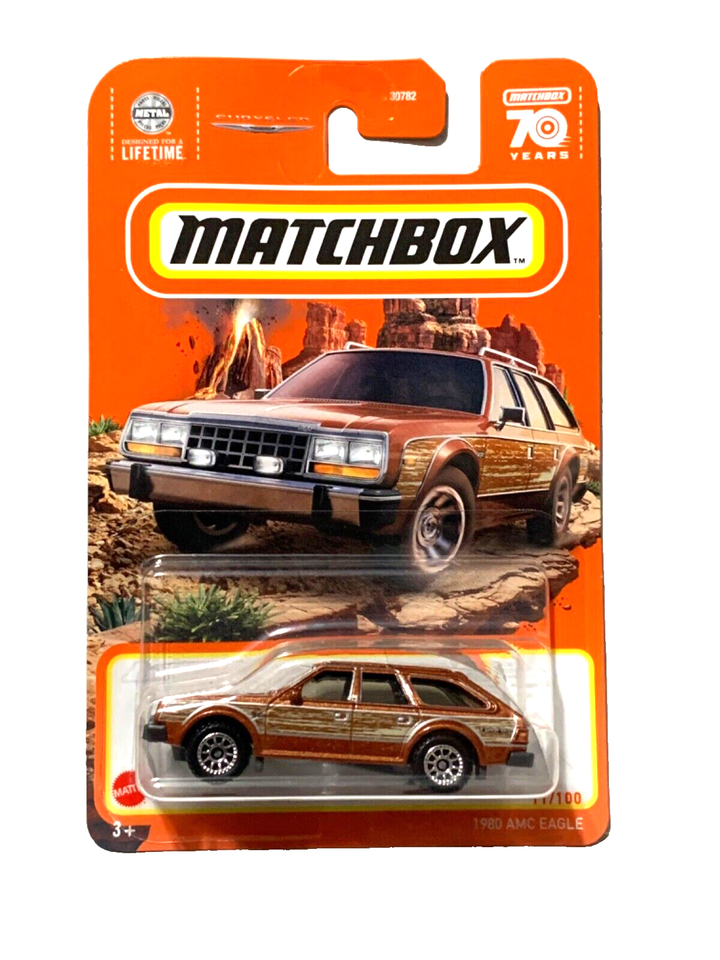 2 Car Lot MATCHBOX 1980 AMC EAGLE 2023 MBX 70 YEARS Brown 2024 Black | eBay