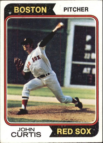 1974 Topps Baseball Card #373 John Curtis - EX-MT | eBay