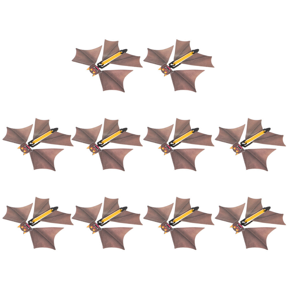 10 Pcs Fake Bat Prop Halloween Tricky Props Toy Flying Bats Child | eBay