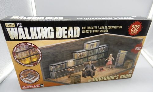 TWD The Walking Dead GOVERNOR'S ROOM building Set McFarlane NIB new ...