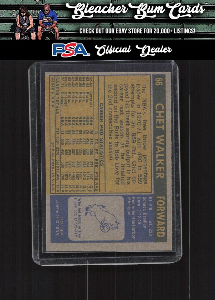 1971-72 Topps 66b Chet Walker | eBay