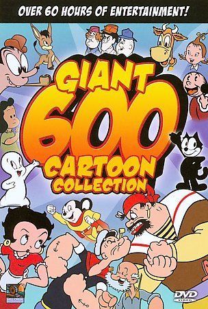 Giant 600 Cartoon Collection (DVD, 2008, 12-Disc Set) for sale online ...