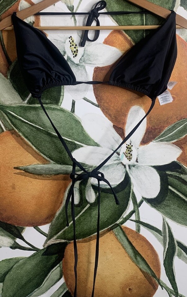 Gymshark Large Black Triangle Shaped Bikini Top Swimwear | eBay UK