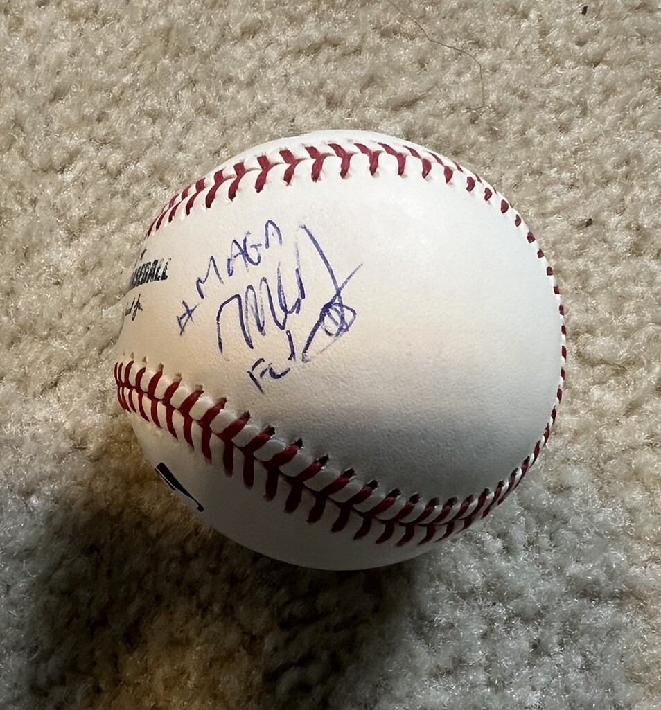 MATT GAETZ SIGNED OMLB BASEBALL TRUMP MAGA REPUBLICAN Congress ...