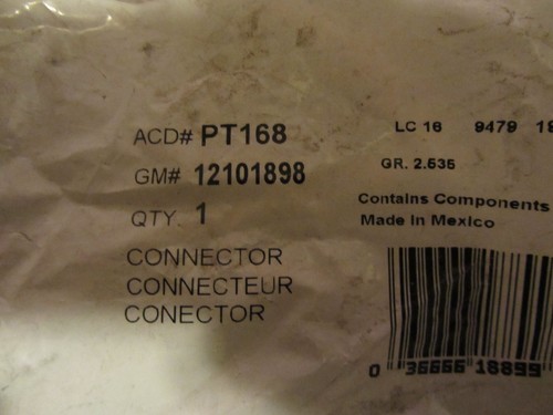 ACDelco GM 12101898 Headlamp Connector Pigtail- new in package | eBay