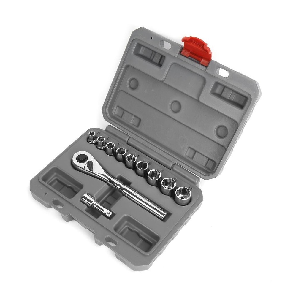 Craftsman 11-PC 6-PT 1/4" Drive Inch Ratchet And Socket Wrench Small ...