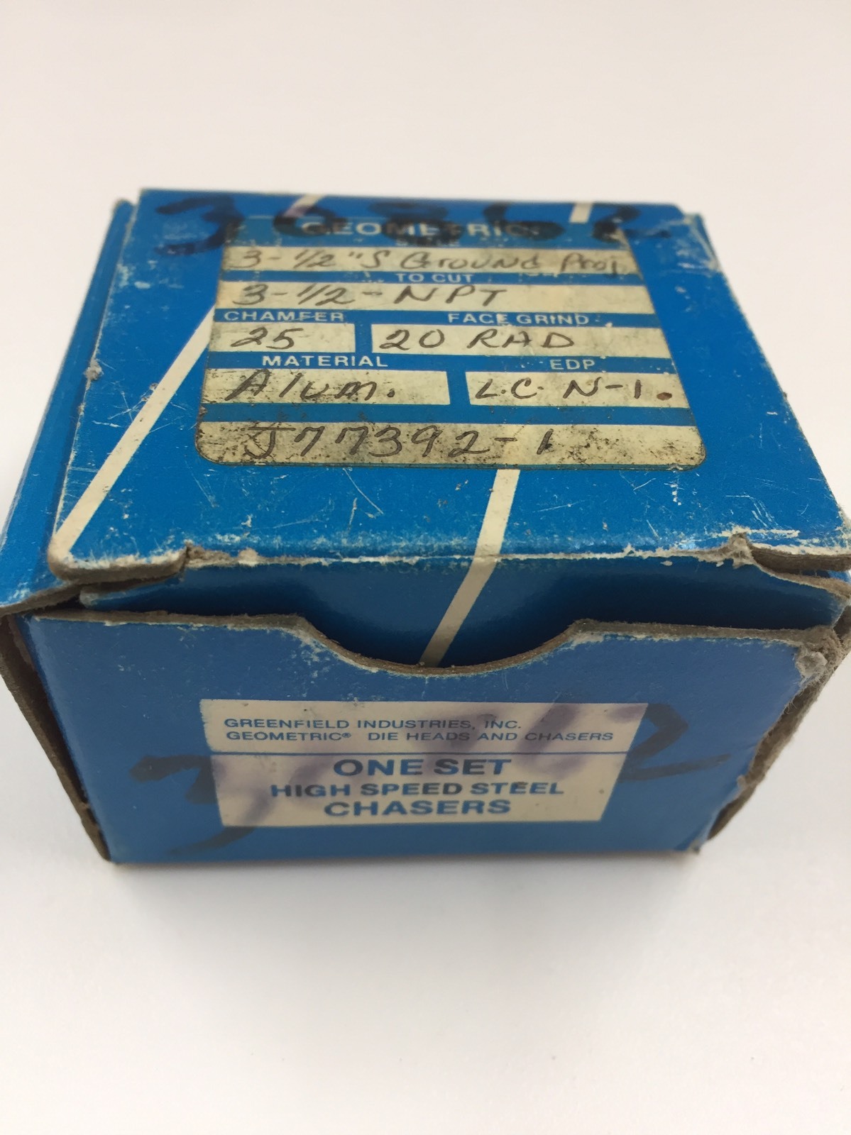 GEOMETRIC 3-1/2" NPT Pipe Thread Threading Chasers Die Dies Head Set | eBay