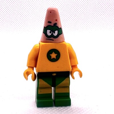 LEGO minifigure Super Hero Patrick bob026 SpongeBob 3815 no cape - L16 ...