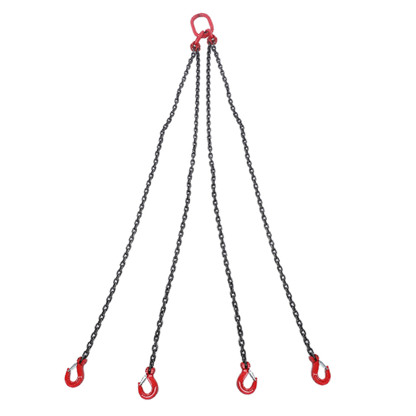4 Legs 1.5M Lifting Chain Sling 6T 6000kg Steel Hook Rigging Chains US ...
