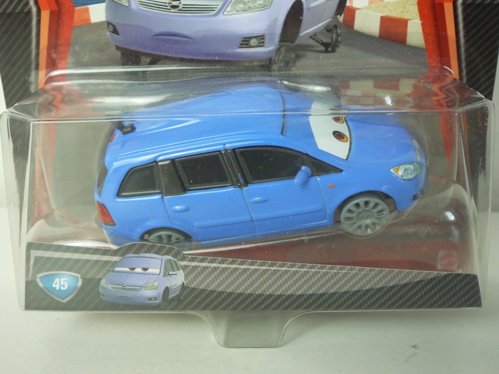 DISNEY PIXAR CARS 2 #45 ALEX VANDEL CHASE CAR 1:55 SCALE DIE-CAST ...