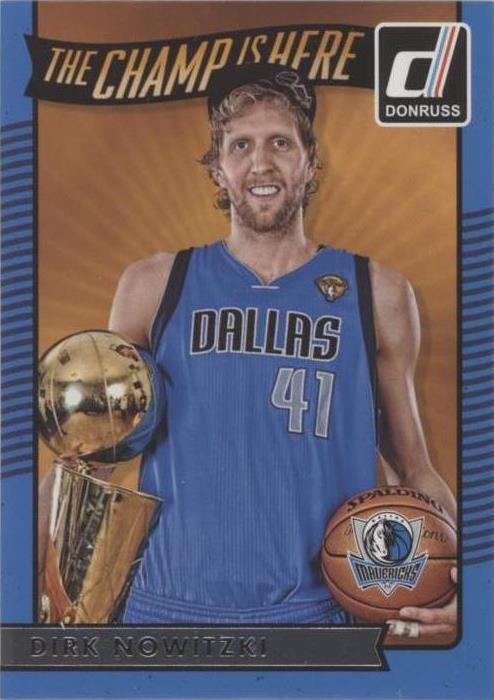 2016-17 Panini Donruss - The Champ Is Here Dirk Nowitzki #9 for sale ...