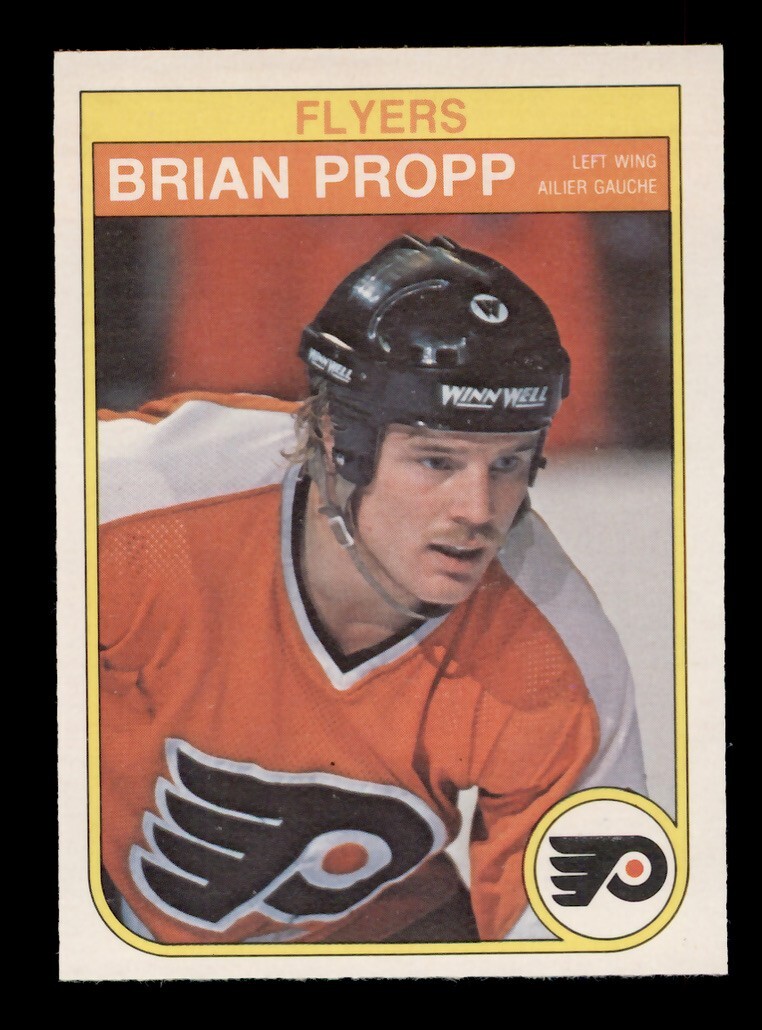1982-83 O-PEE-CHEE #256 BRIAN PROPP PHILADELPHIA FLYERS | eBay