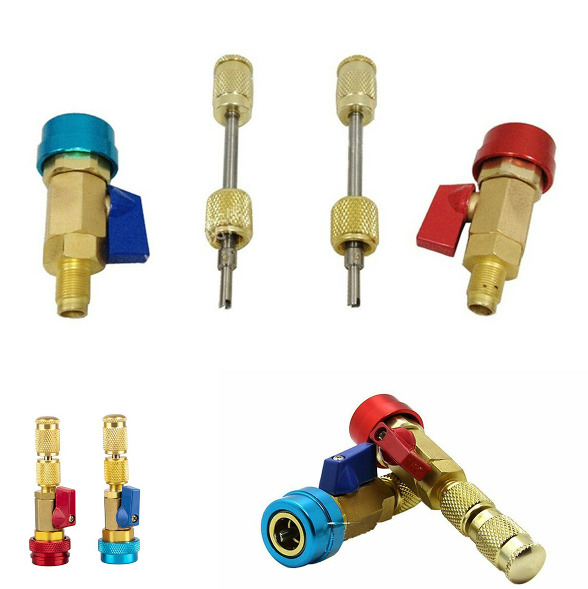 2x R134a Car Air Conditioner 1/4" Valve Core Remover/Installer Repair ...