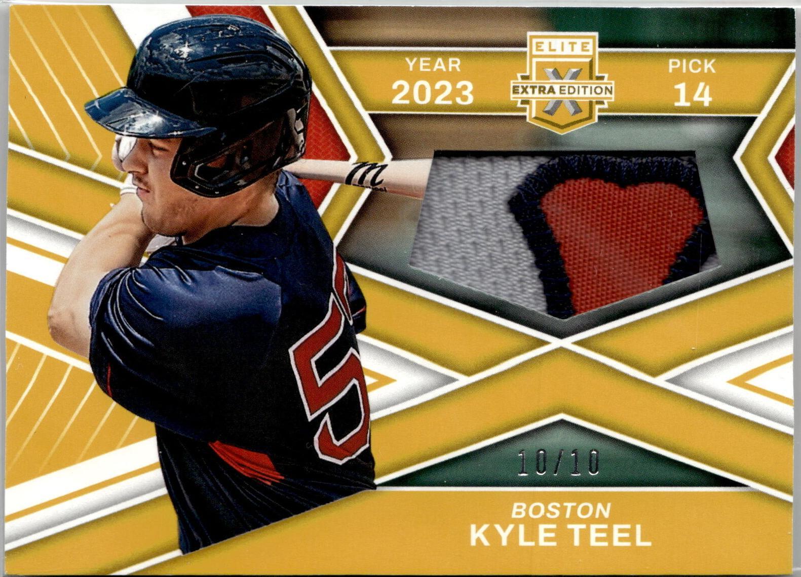2023 Panini Elite Extra Edition - First Round Materials Kyle Teel #FR ...