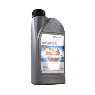 GENUINE FOR HONDA ENGINE OIL 1 LITRE FULLY SYNTHETIC 0W20 CIVIC TYPE R ...