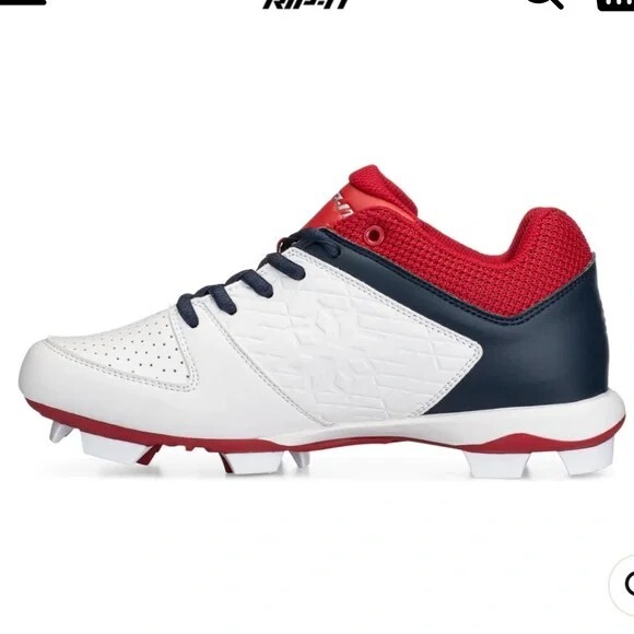 Ringor Women's Diamond Spirit Metal Softball Cleats red/white/blue Sz 8 ...