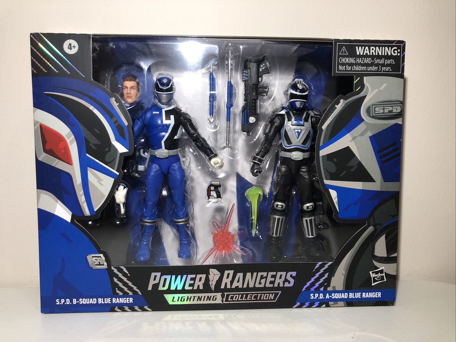 Power Rangers Lightning Collection SPD A-squad Blue Ranger 2 Pack ...