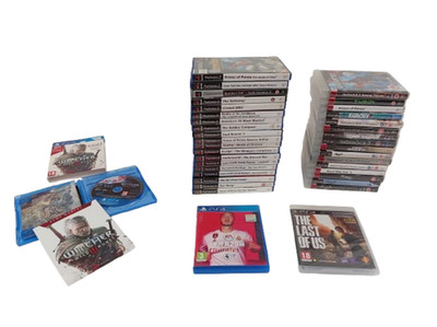 Bundle of PS2 PS3 PS4 Games Includ. The Witcher 3 & More Untested Most ...