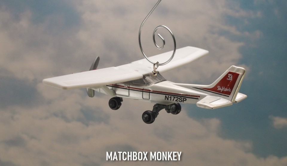 Cessna 172 Skyhawk Christmas Ornament Single Prop Airplane Aircraft ...