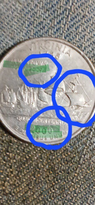 2000 p virginia quarter error | eBay