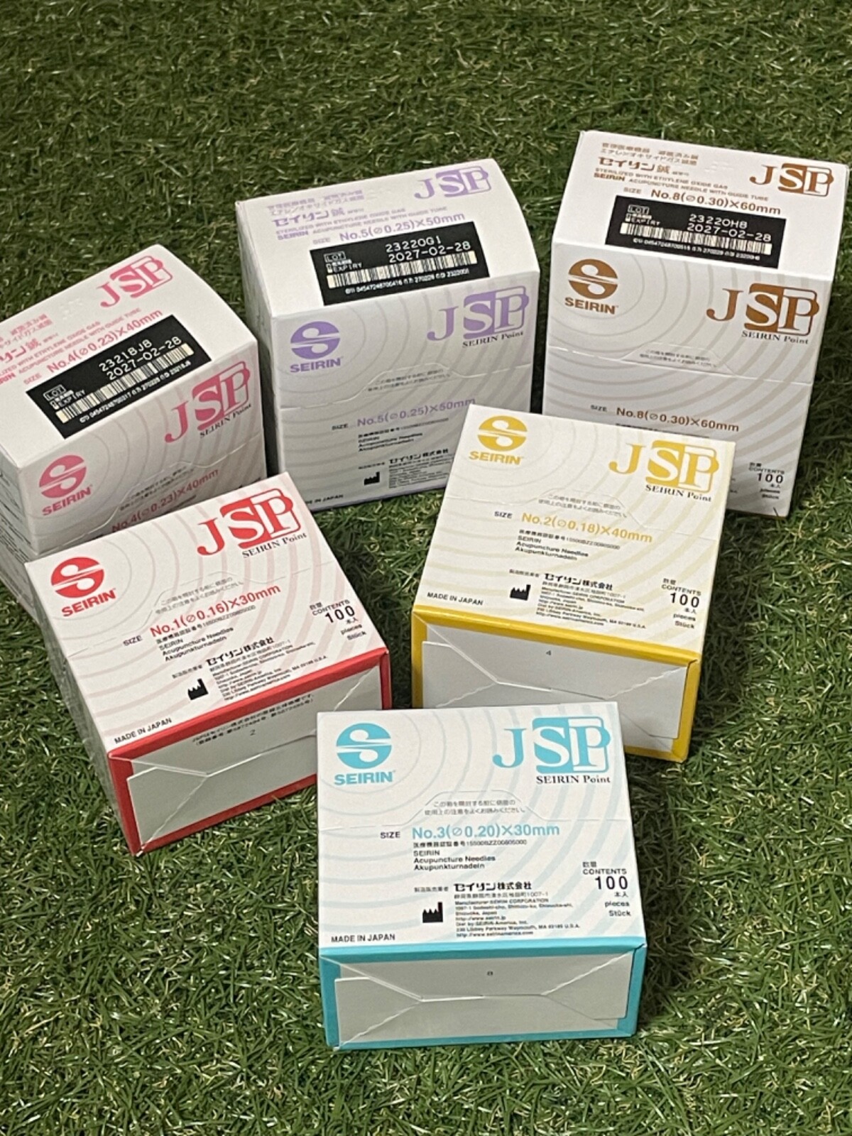 SEIRIN Acupuncture JSP type (Sakura) 100 pieces needles Various Made in ...