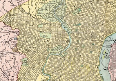 United States (Pre-1900) - Philadelphia Map