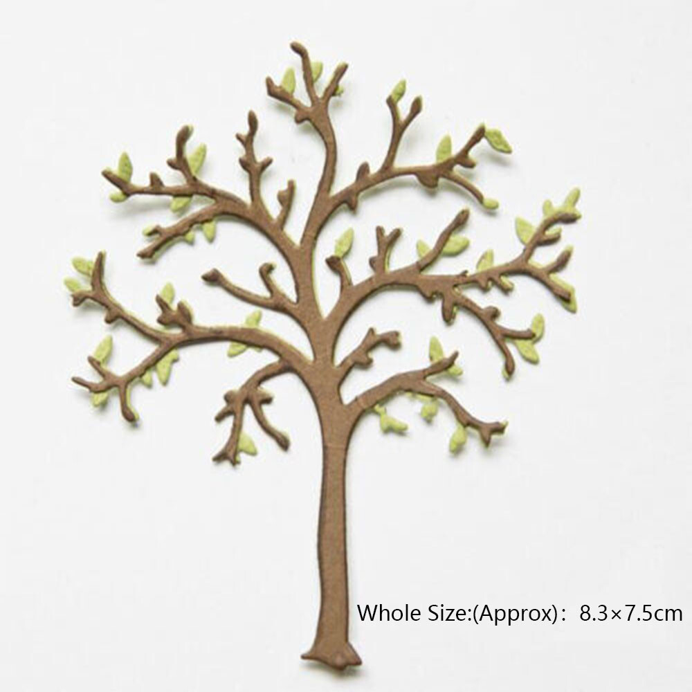 Tree Metal Cutting Dies Scrapbooking Album Paper Cards Cut Embossing ...
