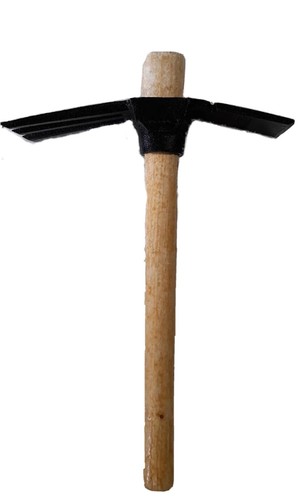 650g Garden Mattocks Picks Hoe Fork Pick Axe Digging Tool Wood Handle ...