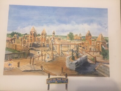 PRINT BARBARA OSTRANDER LIMITED EDITION LATE ARTIST "Play by the Bay ...