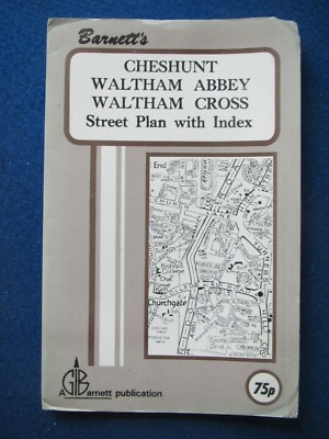 Barnett's Street Plan & Map - Cheshunt, Waltham Abbey, Waltham Cross ...