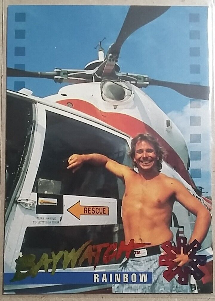 Baywatch 1995 Sports Time Inc. RAINBOW Trading Card #R13 Episode #2013 ...