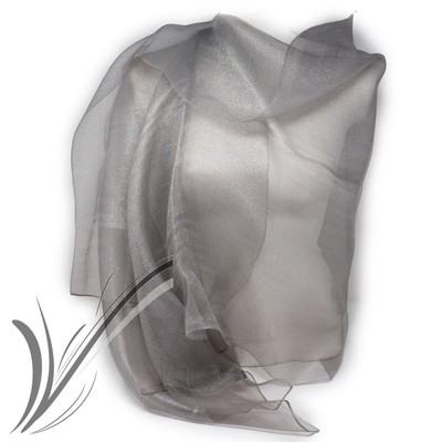 Stola cerimonia da donna elegante argento coprispalle seta matrimonio ...