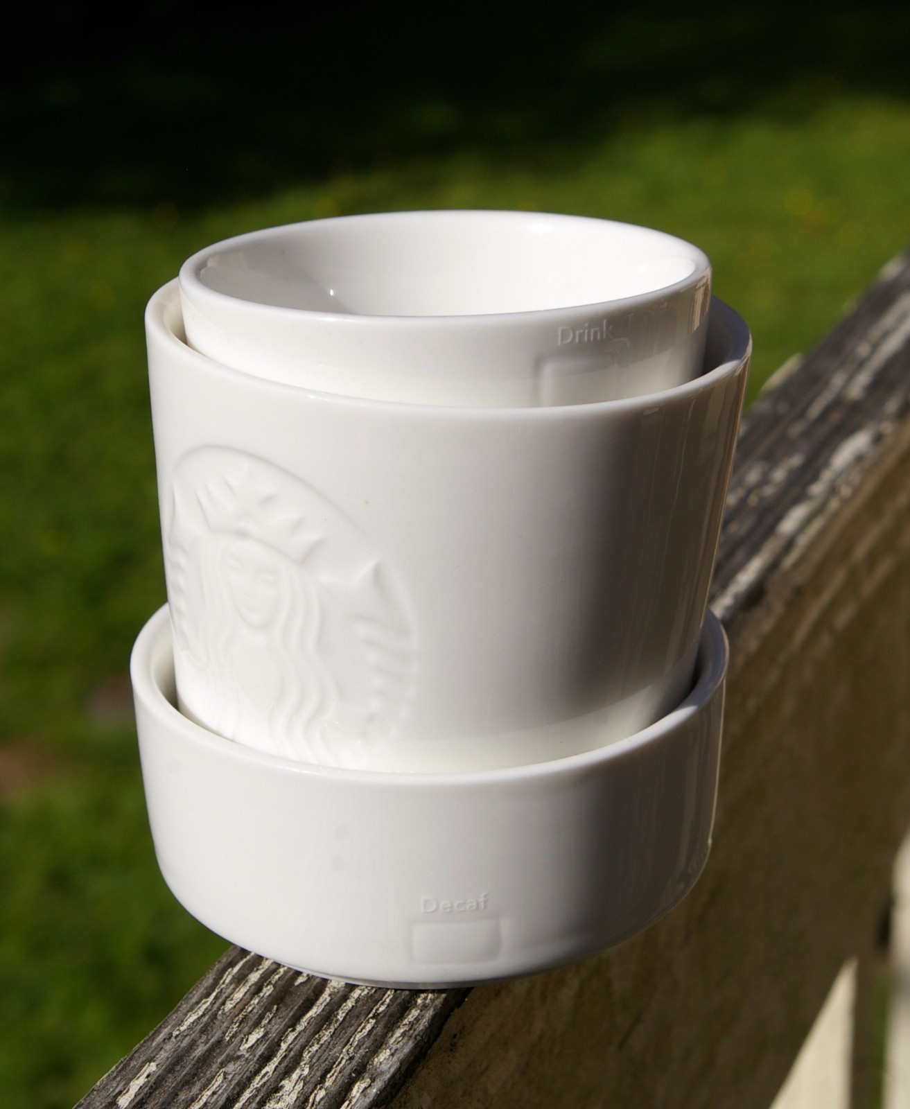 Starbucks Coffee Company 2012 Stacking To Go Cup Style Snack Measuring ...