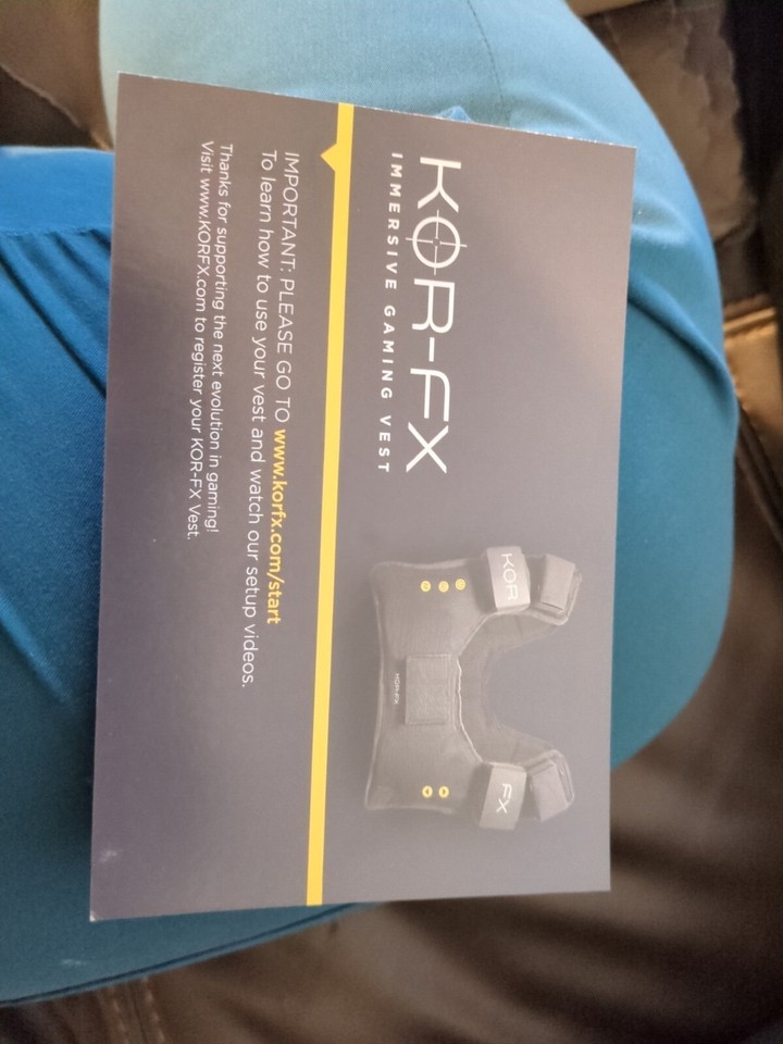 Kor-FX Immersive Black Precision Gaming Vest 704400092527| eBay