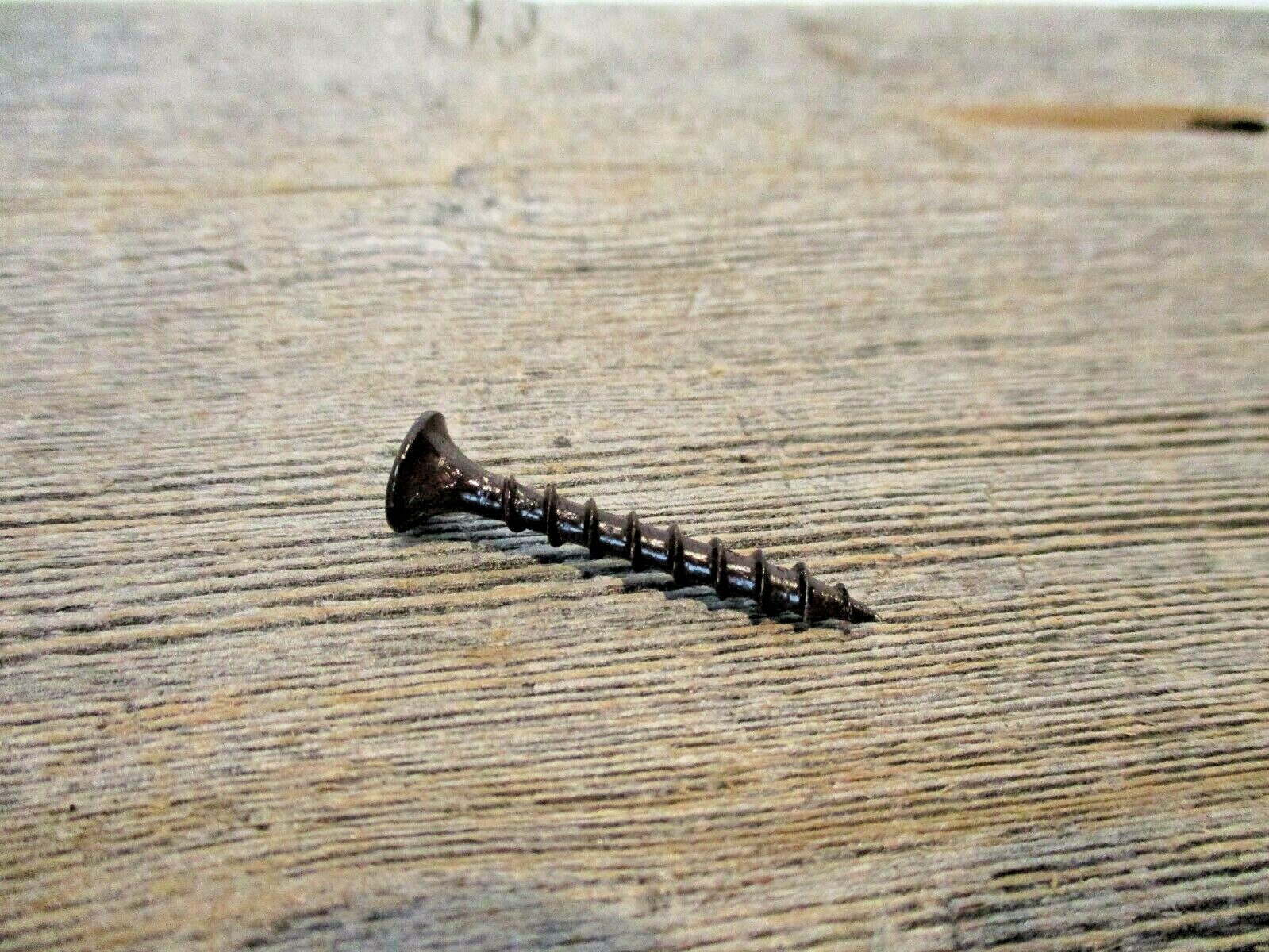 RUSTIC SCREWS PHILLIPS HEAD 1" ONE INCH DECORATIVE DECOR MOUNTING BROWN ...