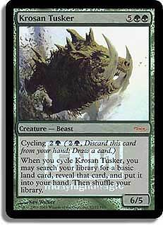 Krosan Tusker (FNM) FOIL Promo PLD Creature Special MAGIC MTG CARD ...