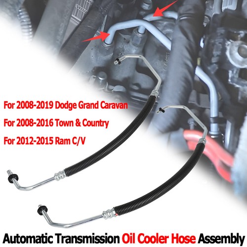 Transmission Oil Cooler Pressure & Return Lines For Grand Caravan Town ...