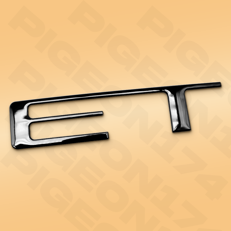Gloss Black Tailgate Raised Letter Emblem For Chevrolet Silverado 1500 ...