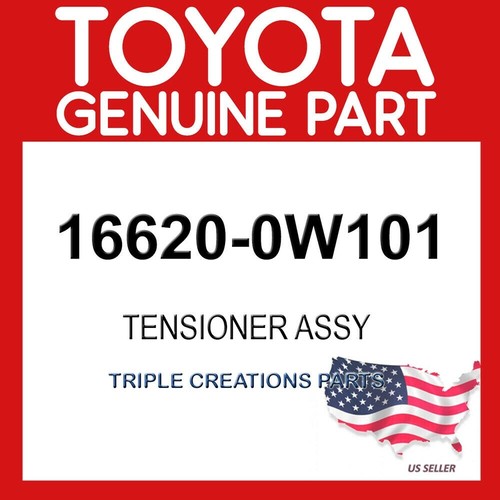 TOYOTA GENUINE 166200W101 TENSIONER ASSY, V-RIBBED BELT 16620-0W101 | eBay